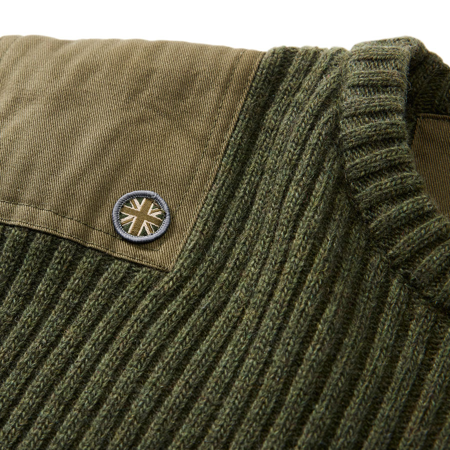 Land Rover Wool Rib Knit Sweater | Red Canoe | Official Site
