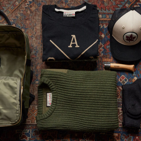 Land Rover Wool Rib Knit Sweater | Red Canoe | Official Site