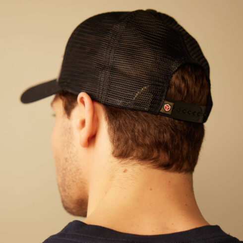 Boeing Mesh Back Cap, Black and Khaki | Red Canoe | Official Site