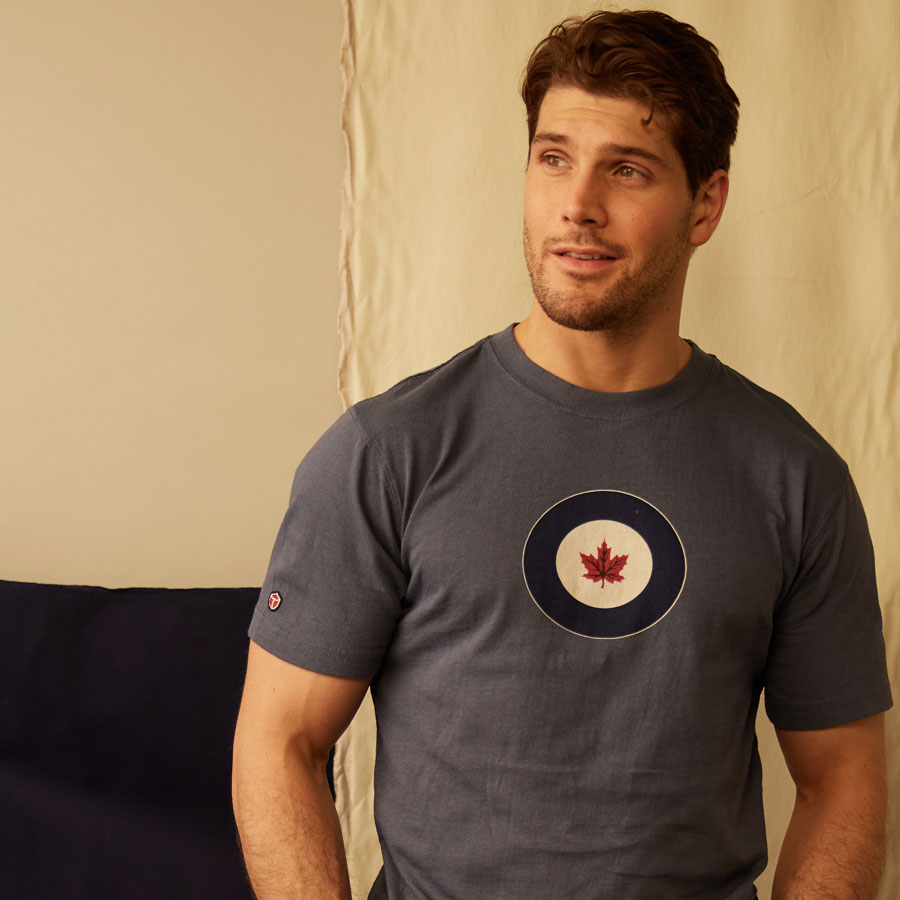 RCAF T-shirt, Washed Blue | Red Canoe | Official Site