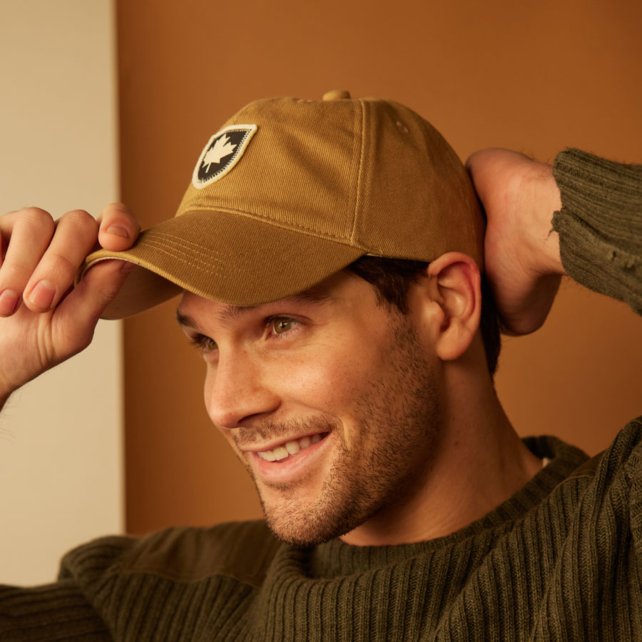 Canada Shield Cap, Tan | Red Canoe | Official Site
